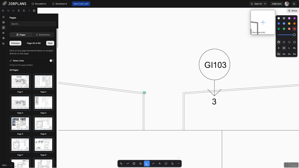 Jobplans - Construction Document Measurement & Annotation Tool