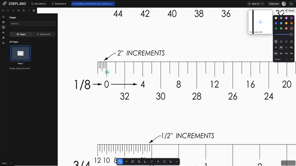 Jobplans - Construction Document Measurement & Annotation Tool